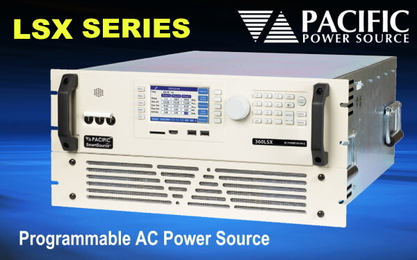 NEW LSX Series of Programmable AC Power Sources Launches