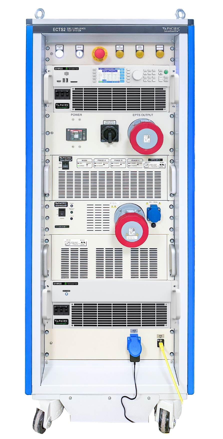 Sistema di prova delle armoniche e del flicker - Serie ECTS2 - Pacific Power Source, Inc.